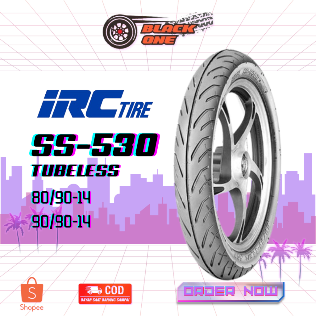 Jual BAN MOTOR IRC SS-530 SERIES TUBELESS DAN TUBETYPE | Shopee Indonesia