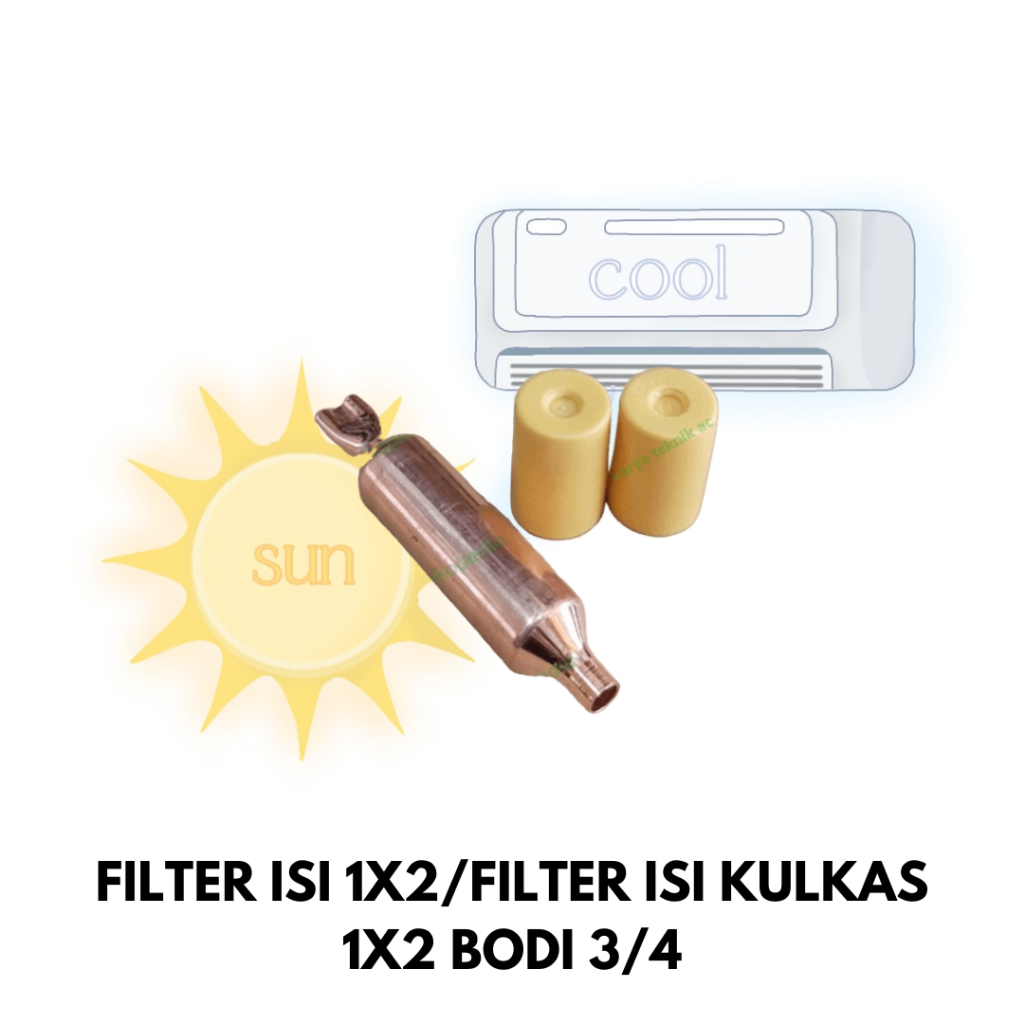 Jual FILTER ISI 1X2/FILTER ISI KULKAS 1X2 BODI 3/4 | Shopee Indonesia