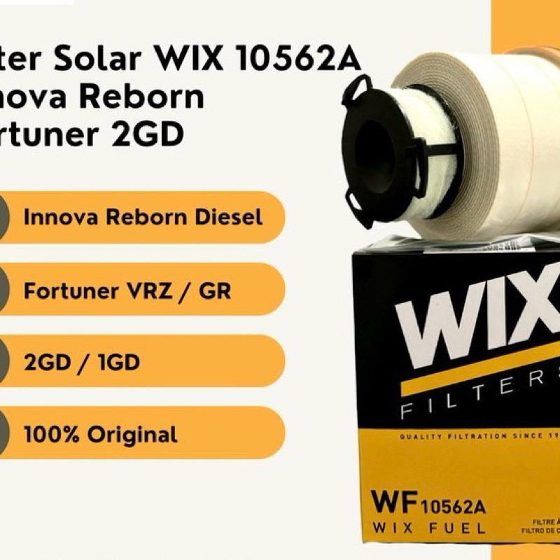 Jual Filter Solar WIX Toyota Innova Reborn Fortuner GR 1 GD Fortuner ...
