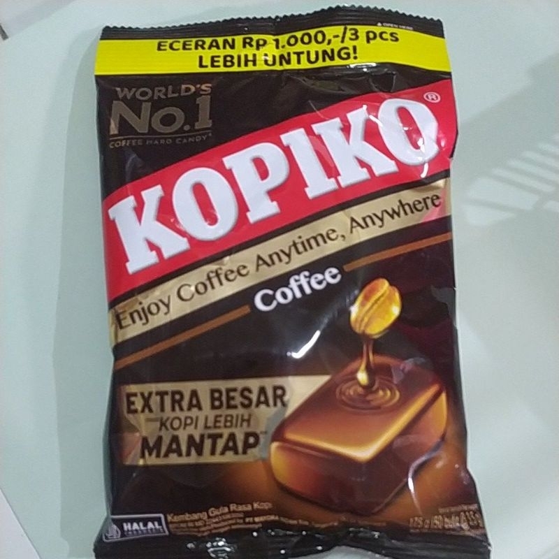 Jual Permen Kopiko bag kopiko classic hitam 1 pack coffe shot | Shopee ...