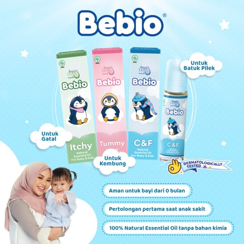 Jual Jessen FreshLiving Bebio By FreshCare Essential Oil 9ml - Flu Pilek Batuk Gatal Untuk Bayi ...