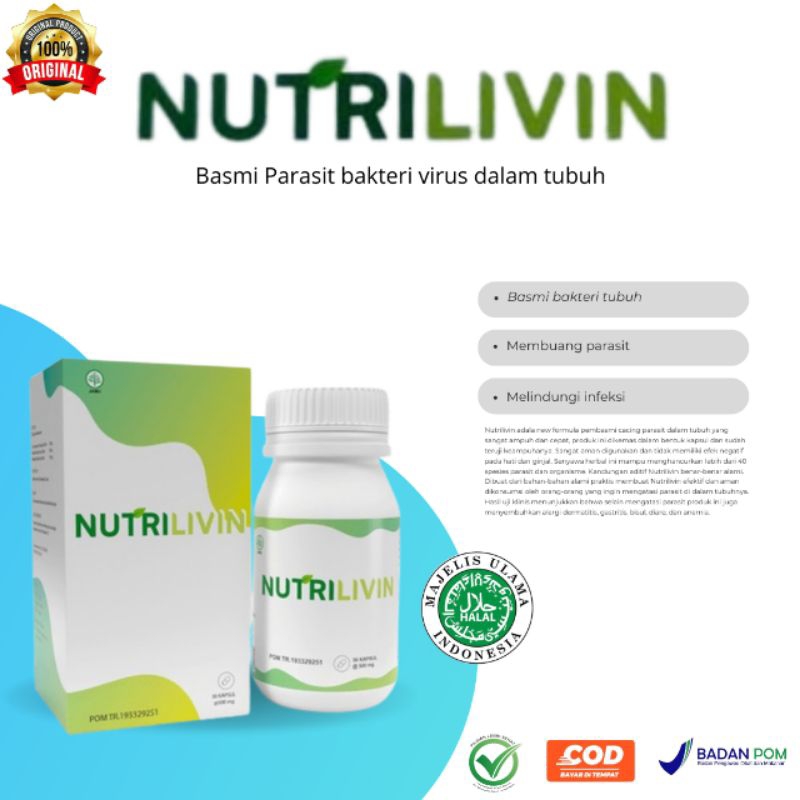 Jual Nutrilivin Obat Anti Parasit Dalam Tubuh Paling Ampuh Original ...