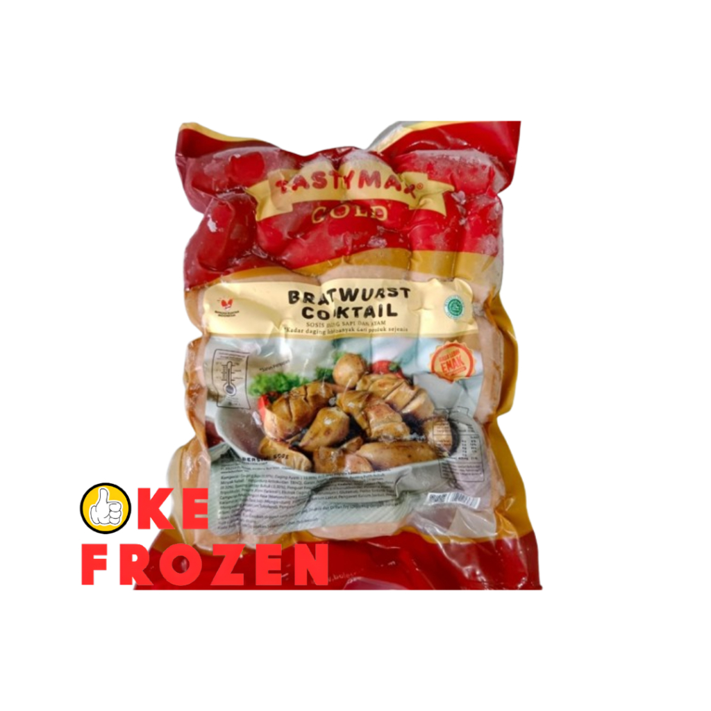 Jual TASTY MAX BRATWURST COCKTAIL 500GR / SOSIS SAPI & AYAM | Shopee ...