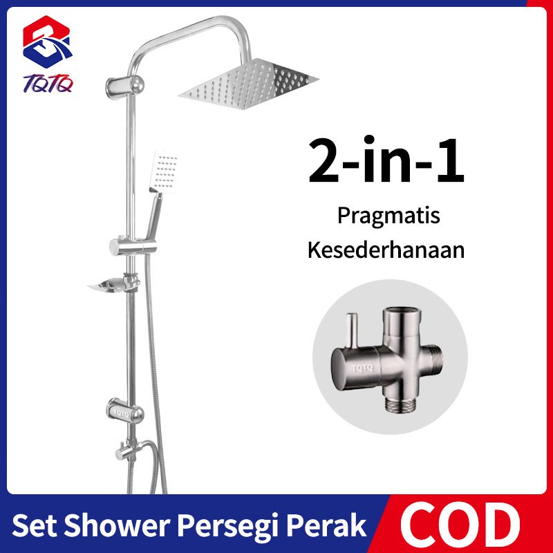 Jual TQTQ Paket Lengkap Shower Set Kotak Abs Dan Stainless Shower Kamar ...