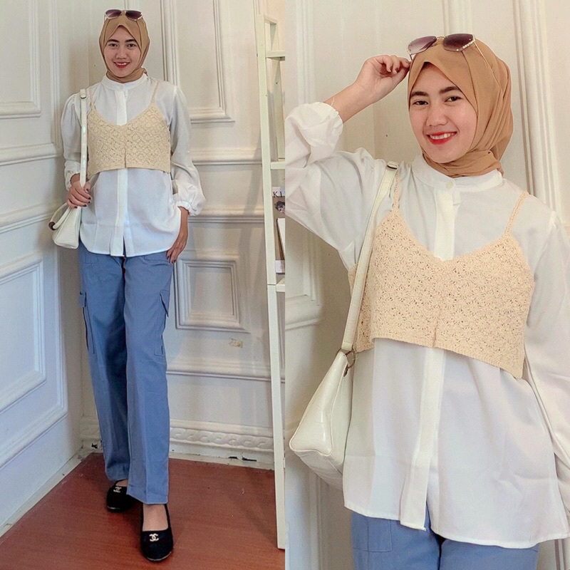 Jual VEST RAJUT 008 WANITA | Shopee Indonesia