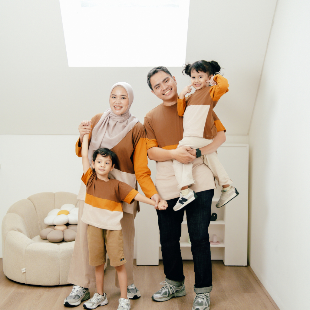 Jual Badudu.id Baju Couple Keluarga - Kano Family Set - Busui - Choco ...