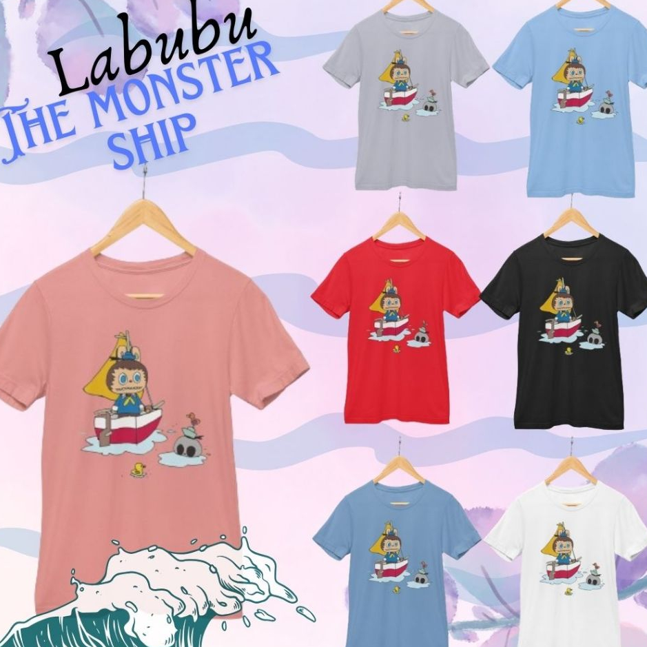 Jual Kaos Wanita Dewasa Cewek Viral Kekinian LABUBU THE MONSTER SHIP ...