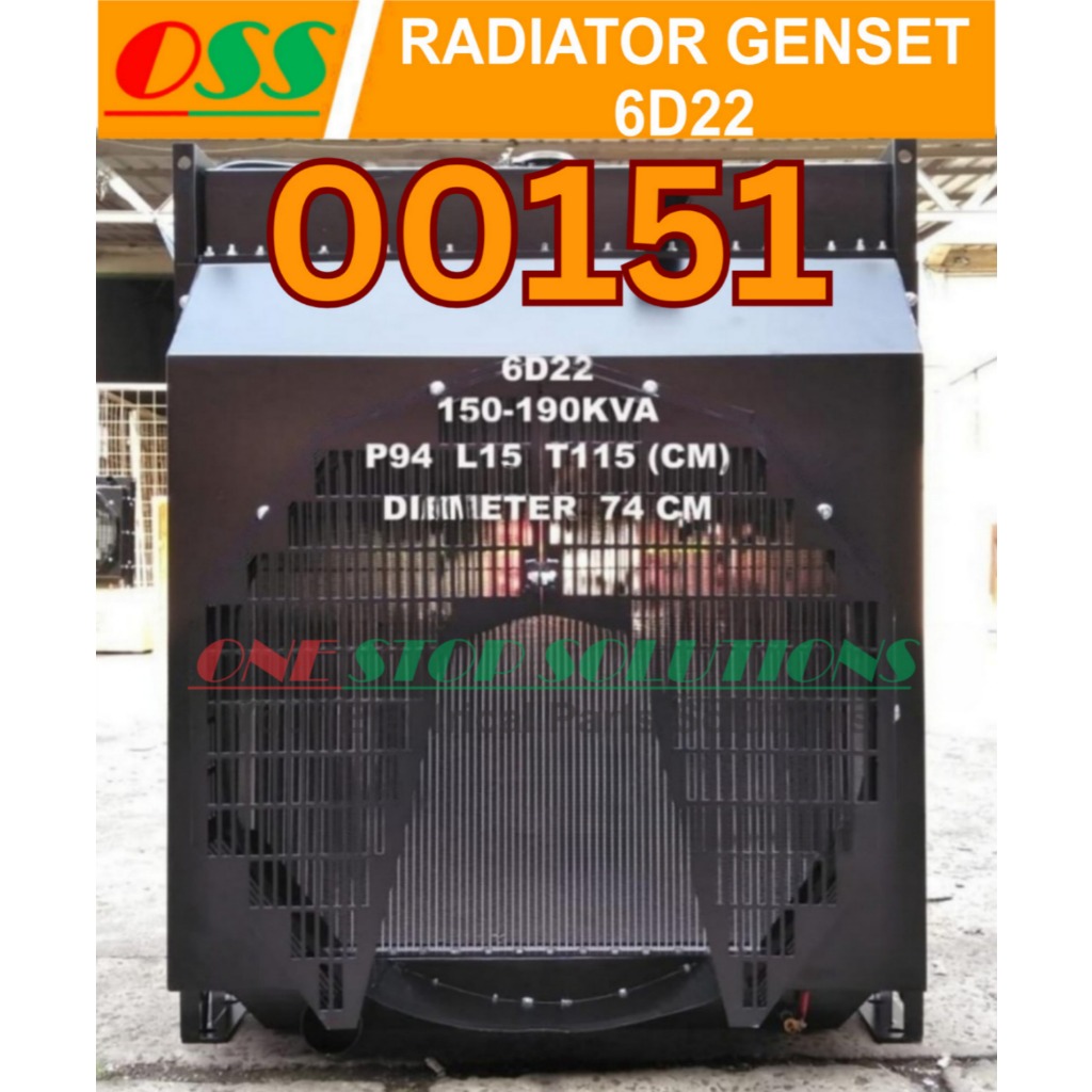 Jual RADIATOR GENSET 6D22 150-190 KVA ALUMINIUM | Shopee Indonesia
