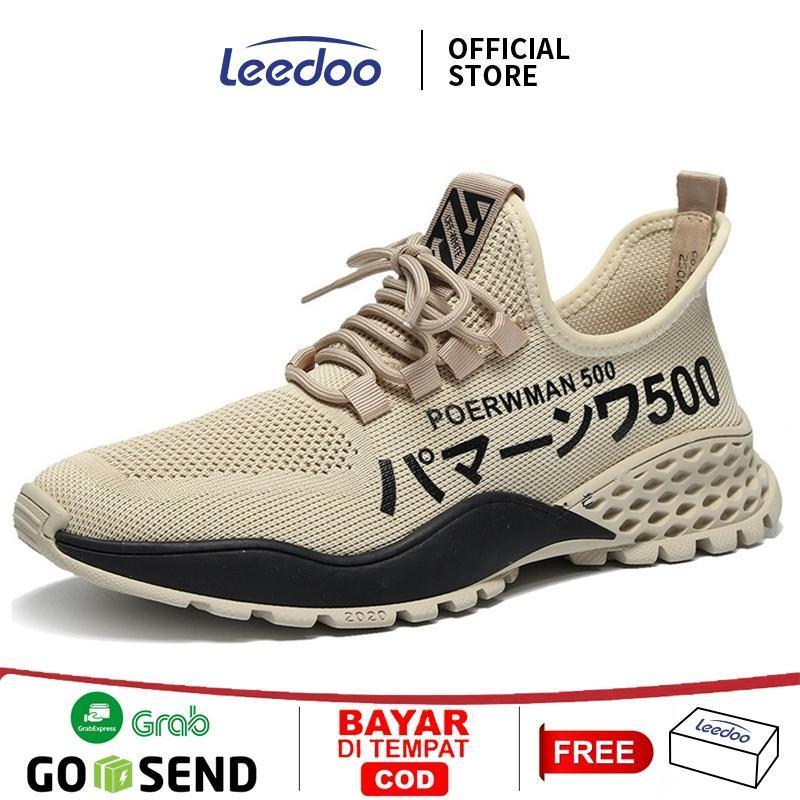 Jual Leedoo Sepatu Sneakers Pria Cowok Casual Lentur Shoes Running ...