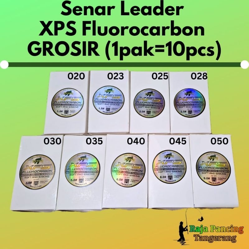 Jual Senar Leader Fluorocarbon XPS Penyu GROSIR (1 pak=10pcs) | Shopee ...