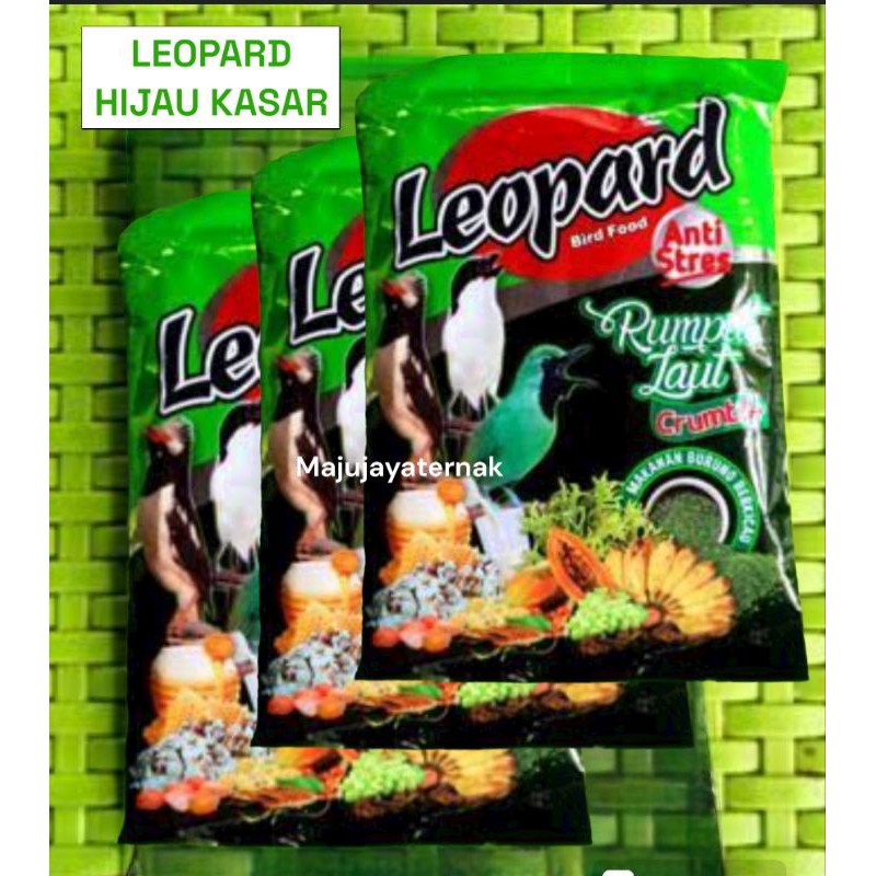 Jual LEOPARD HIJAU CRUMBLE Leopard KASAR voer pakan burung | Shopee ...
