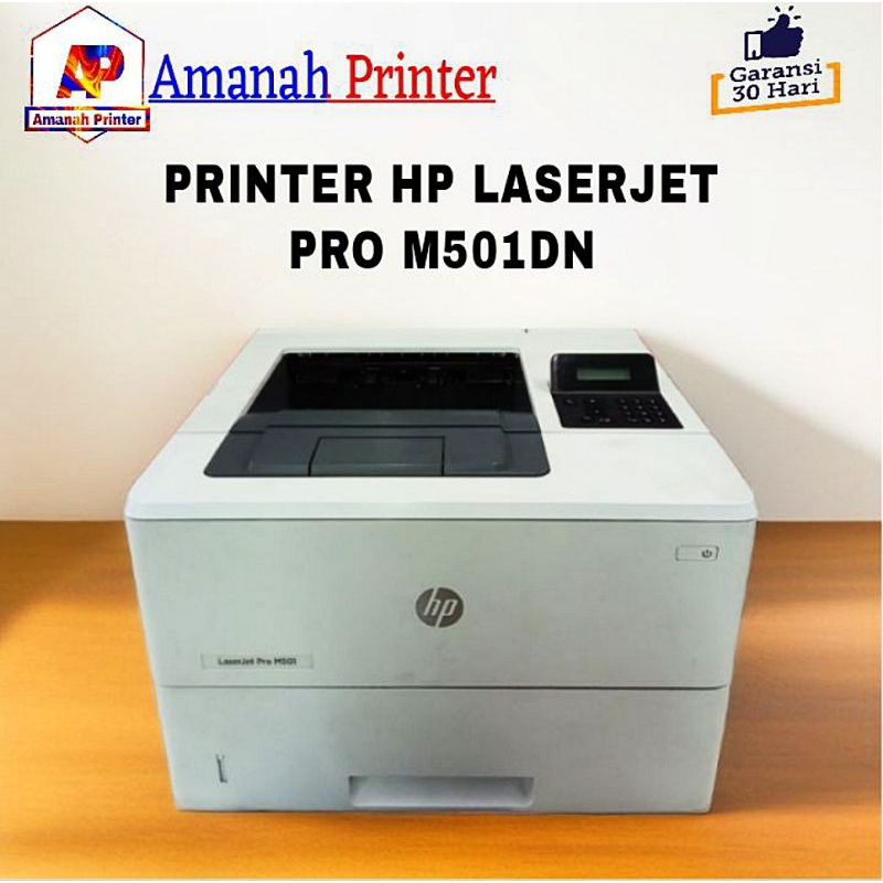 Jual Printer HP Laserjet Pro M501dn Duplex Network Printer Laser Monochrome Body Mulus ...