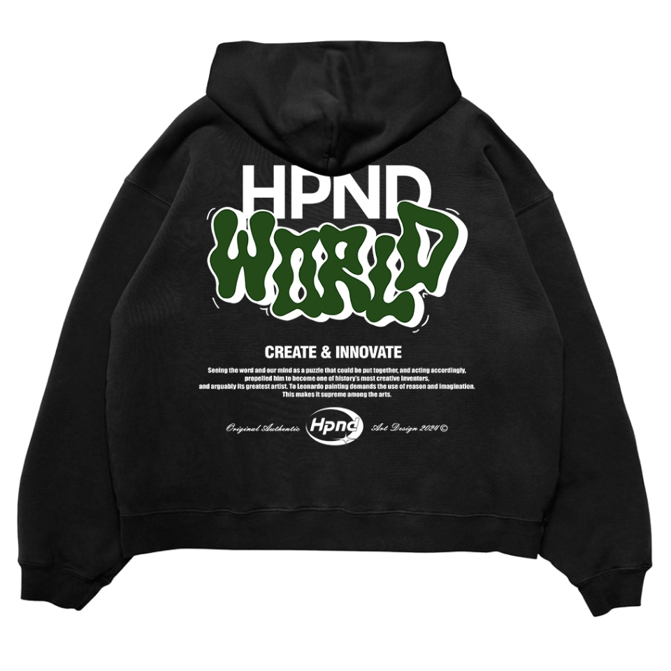 Jual HPND - Sweater Hoodie Boxy Fit Original Basic Innovate Fleece ...