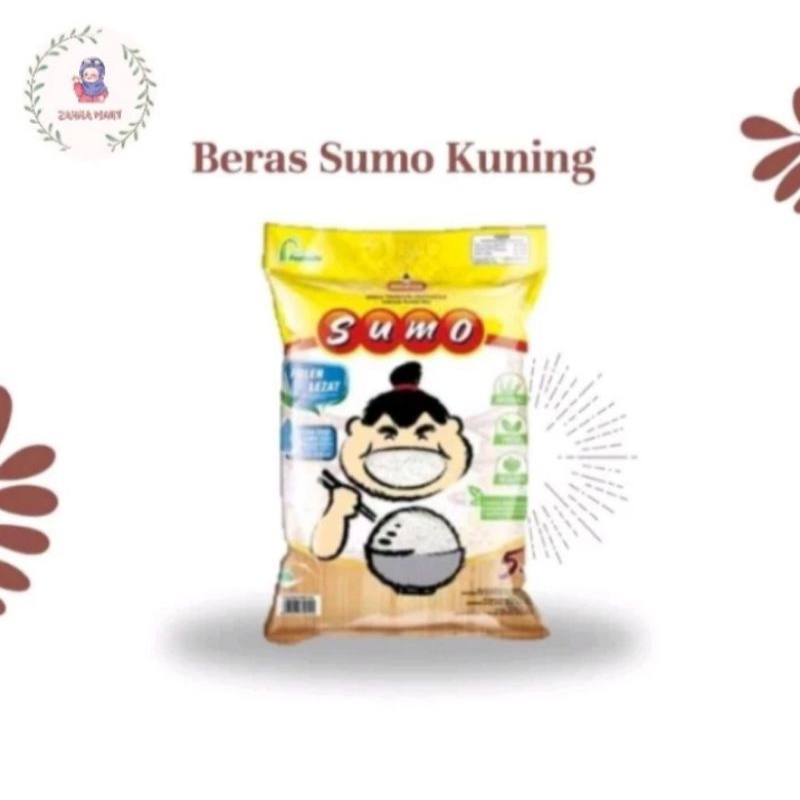 Jual Beras Sumo 5 Kg Kuning Pulen Lezat Murah | Shopee Indonesia