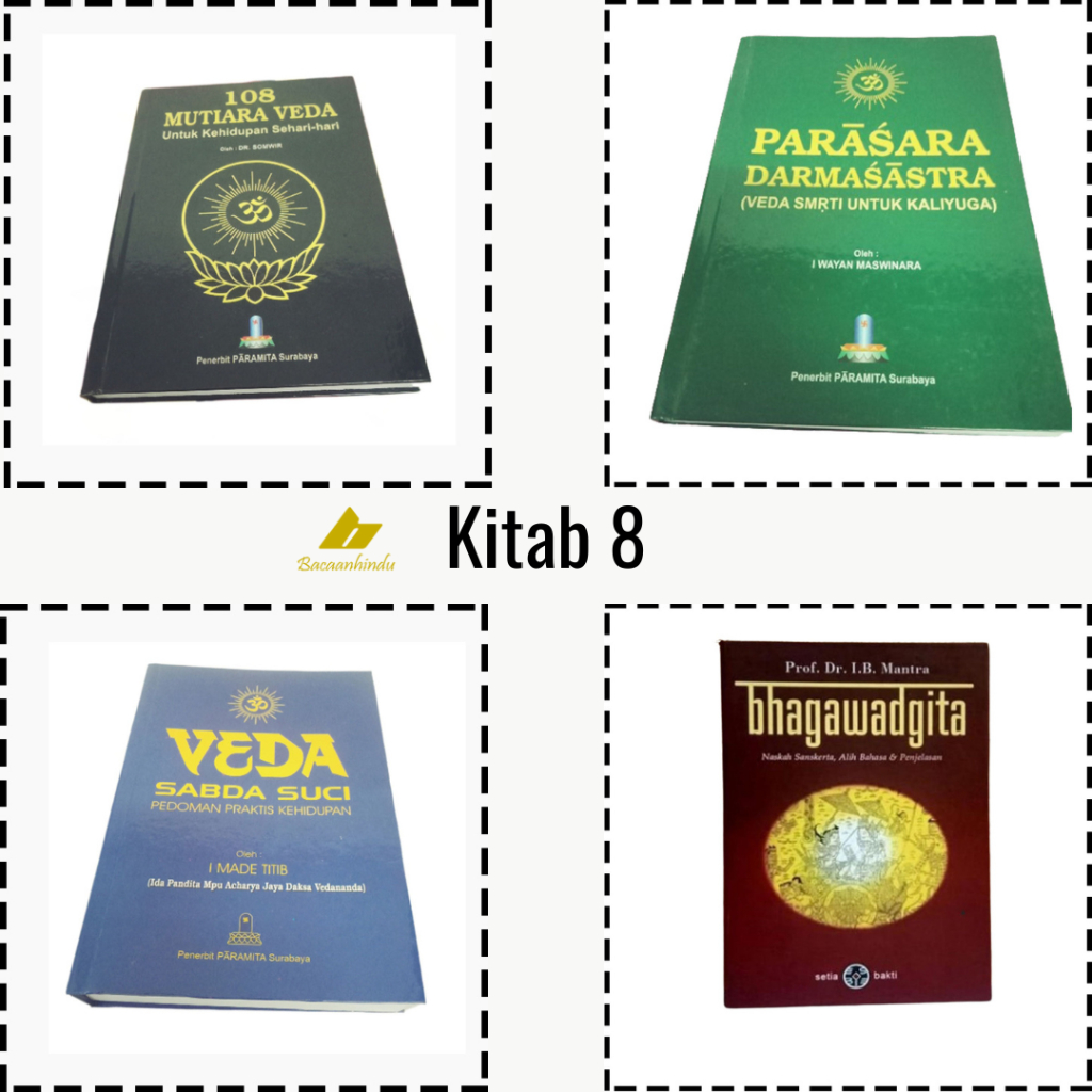 Jual Buku Kitab 8 108 Mutiara Weda Parasara Dharmasastra Veda Sabda ...