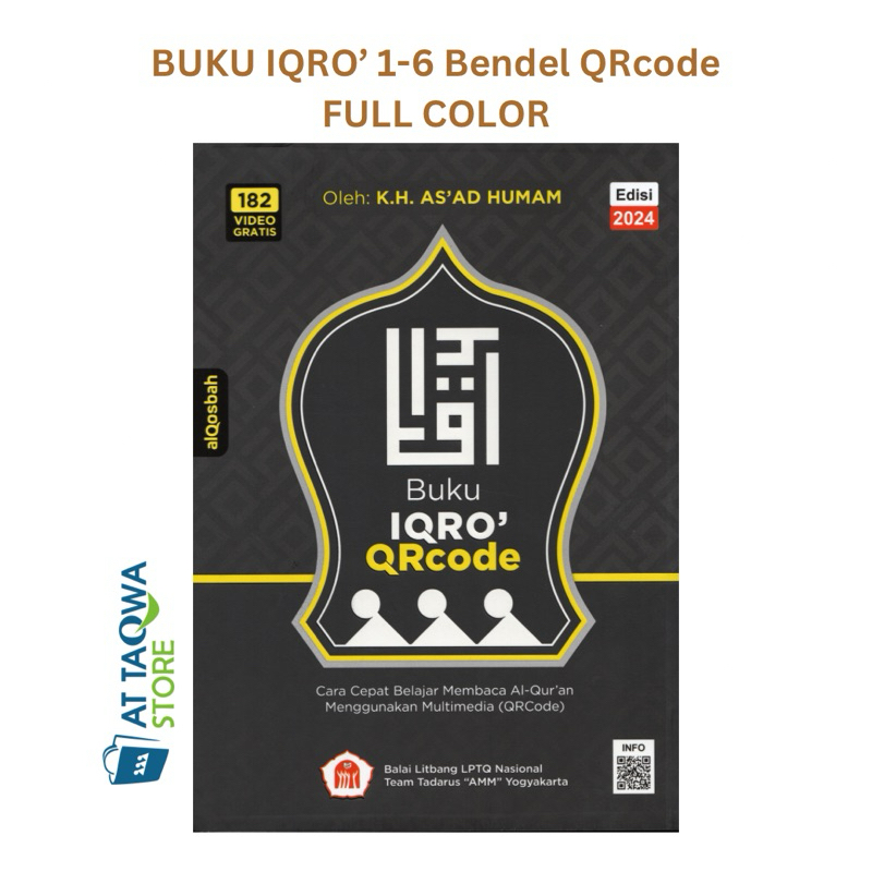 Jual Buku IQRO’ Milenial QR Code Full Color 2024 - Cara Cepat Belajar ...