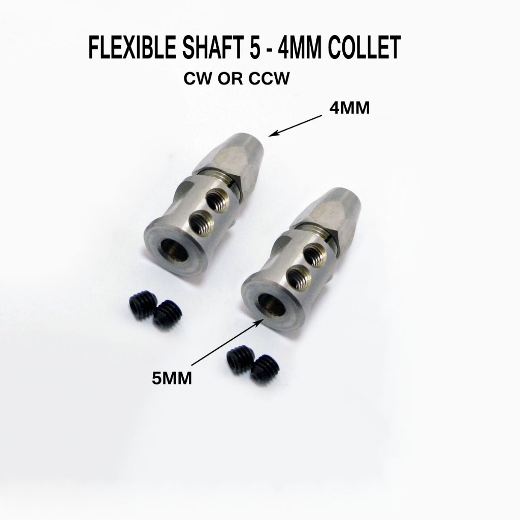 Jual RC Boat Propeller Flexible Shaft collet 5 - 4mm CW CCW | Shopee ...