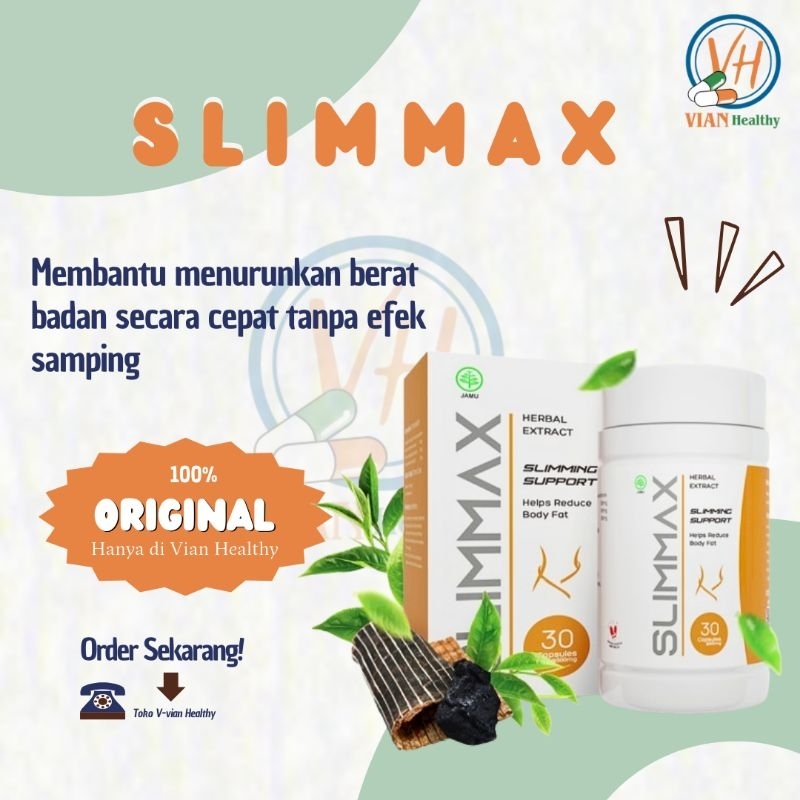 Jual SLIMMAX Asli Obat Herbal Pelangsing Badan Terbaik Diet Cepat Aman ...