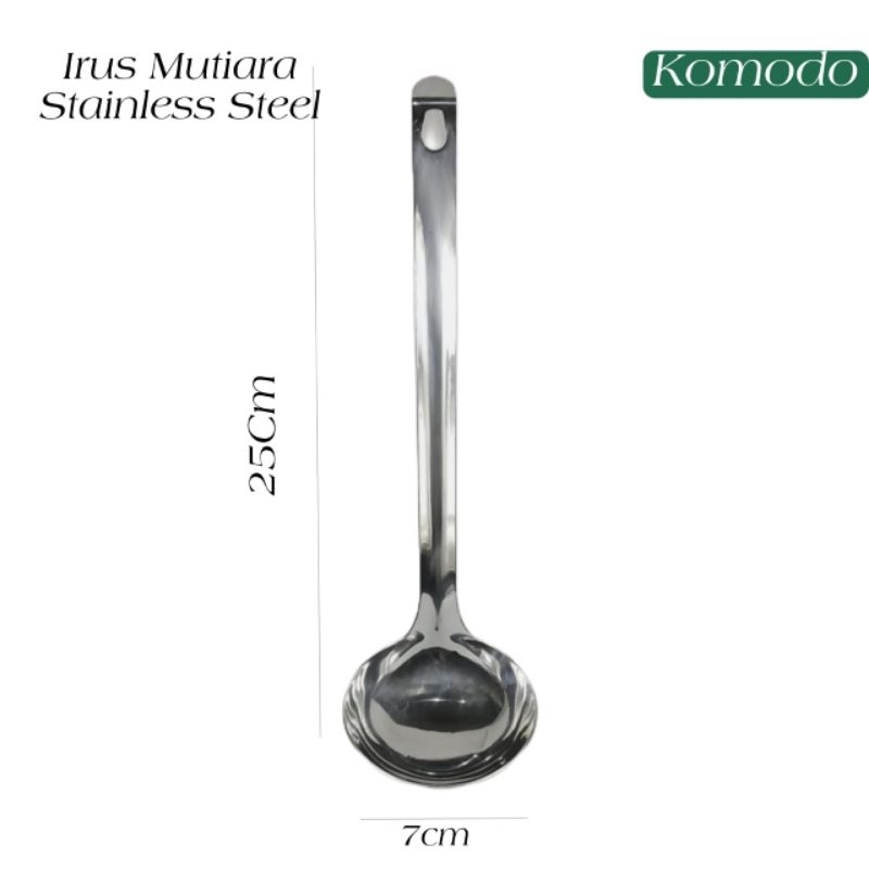 Jual A1 Irus Polos Centong Sayur Stainless steel Tebal Komodo Irus ...