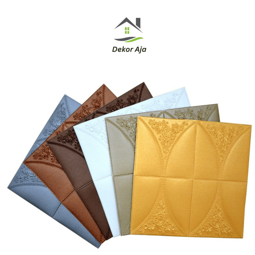 Jual Wallpaper Dinding 3D Foam 70x70cm Motif Batik Lonjong Wallfoam ...