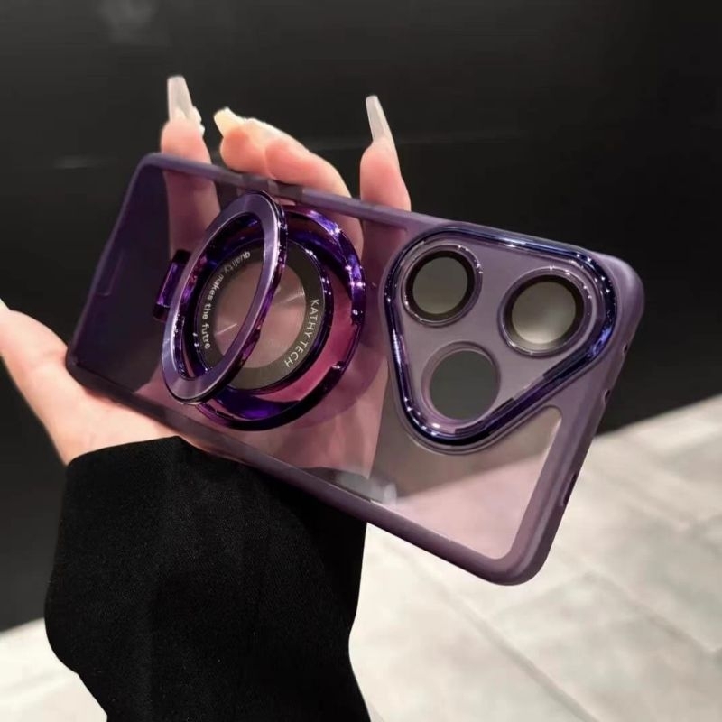 Jual Case XIAOMI POCO F6 Silicon Magsafe Kombinasi Stand Holder Design ...