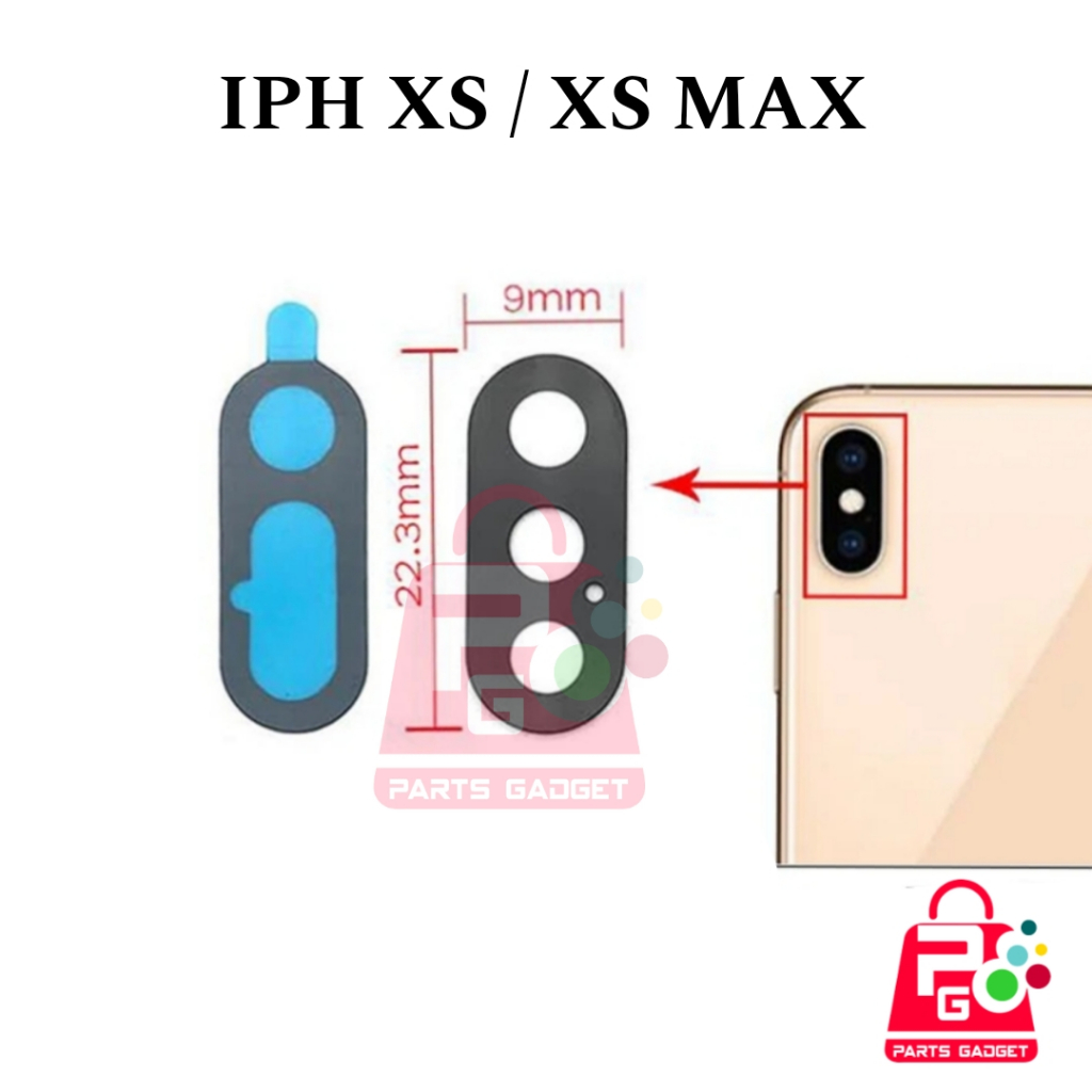 Jual Kaca Kamera Belakang Iph XS XS MAX Lens Camera | Shopee Indonesia