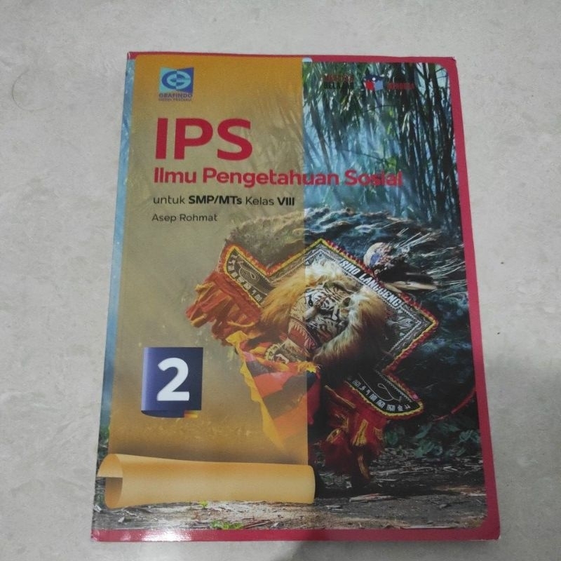 Jual Buku IPS Kelas 8 Grafindo Kurikulum Merdeka Original 100% second ...