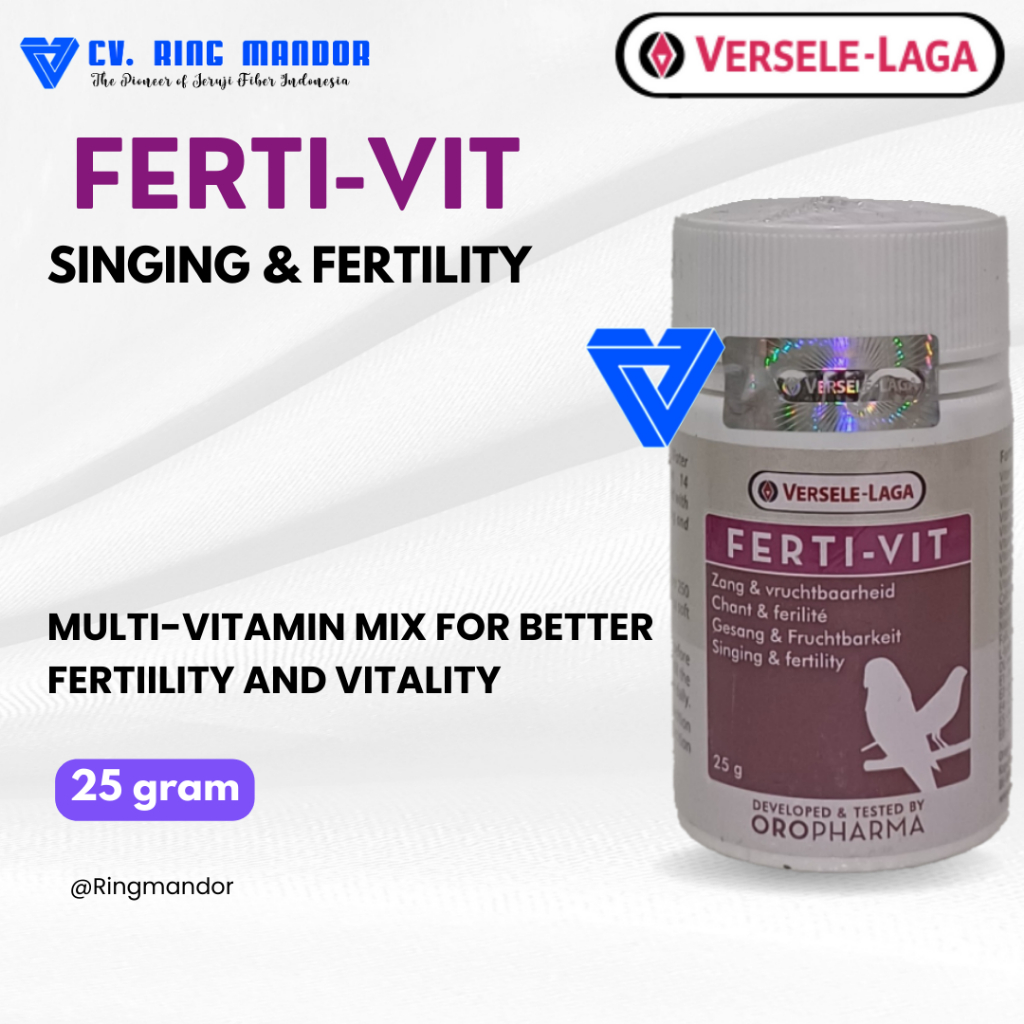 Jual Versele-laga FERTIVIT FERTI-VIT 25GR SINGING & FERTILITY VITAMIN ...