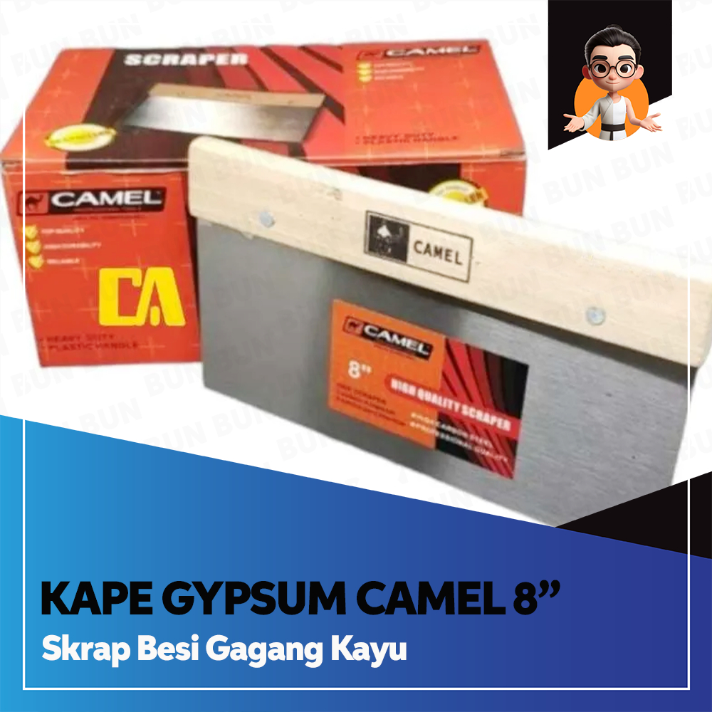 Jual Kape Besi Gypsum 8 Inch - Skrap Besi Gagang Kayu - Skrap Compon ...