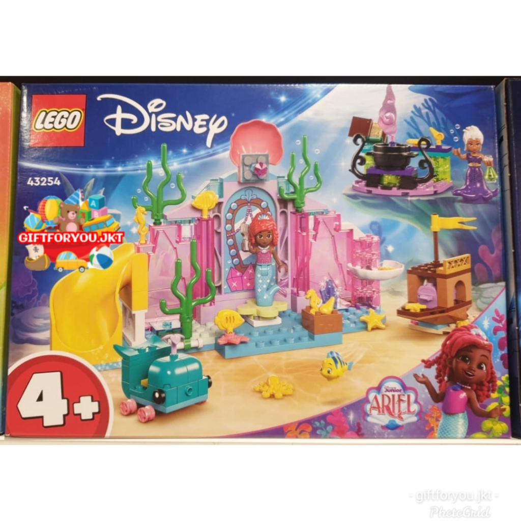 Jual Lego Disney 43254 Ariel's Crystal Cavern Mainan Bricks Toy Figure ...