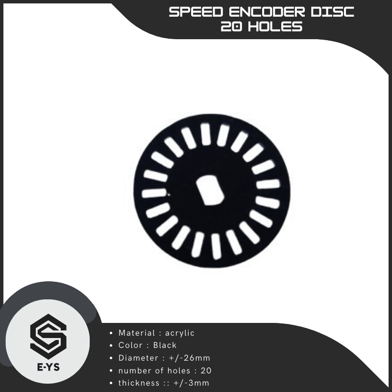 Jual Speed Encoder Disc 20 Holes Speed Sensor DC Motor | Shopee Indonesia
