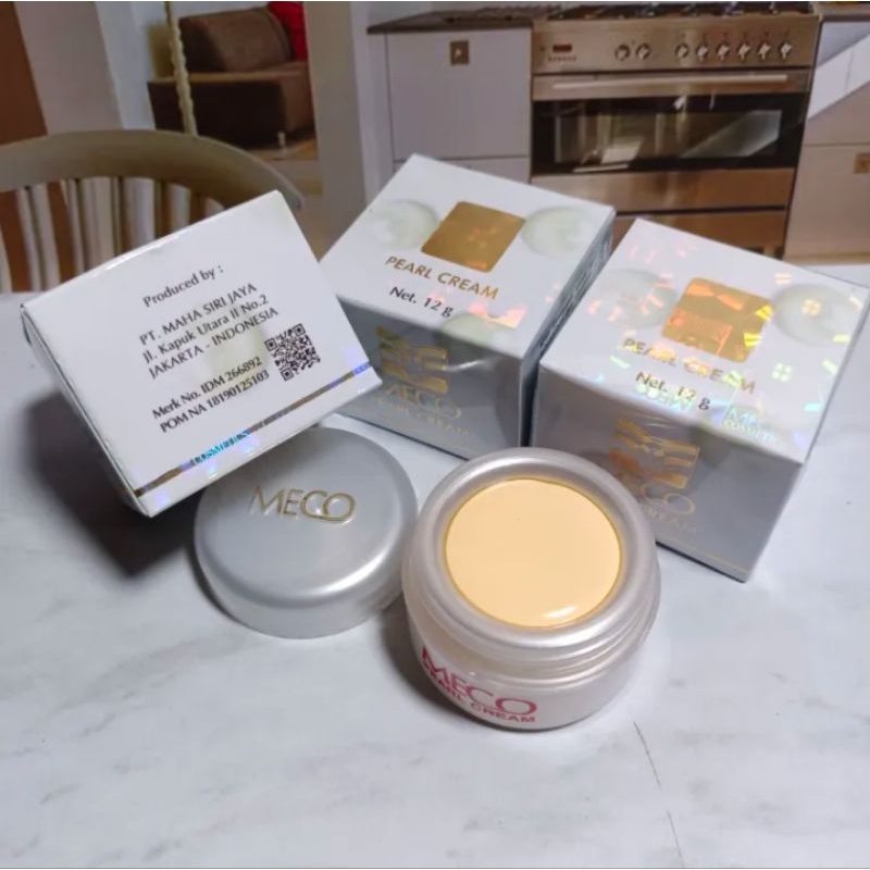Jual Cream Meco // Pearl Cream Meco BPOM Dus Putih | Shopee Indonesia
