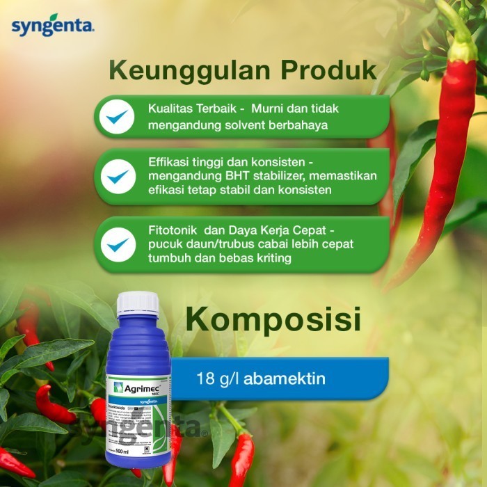 Jual Agrimec 18 EC Insektisida Pembasmi Hama Serangga 50ml | Shopee Indonesia