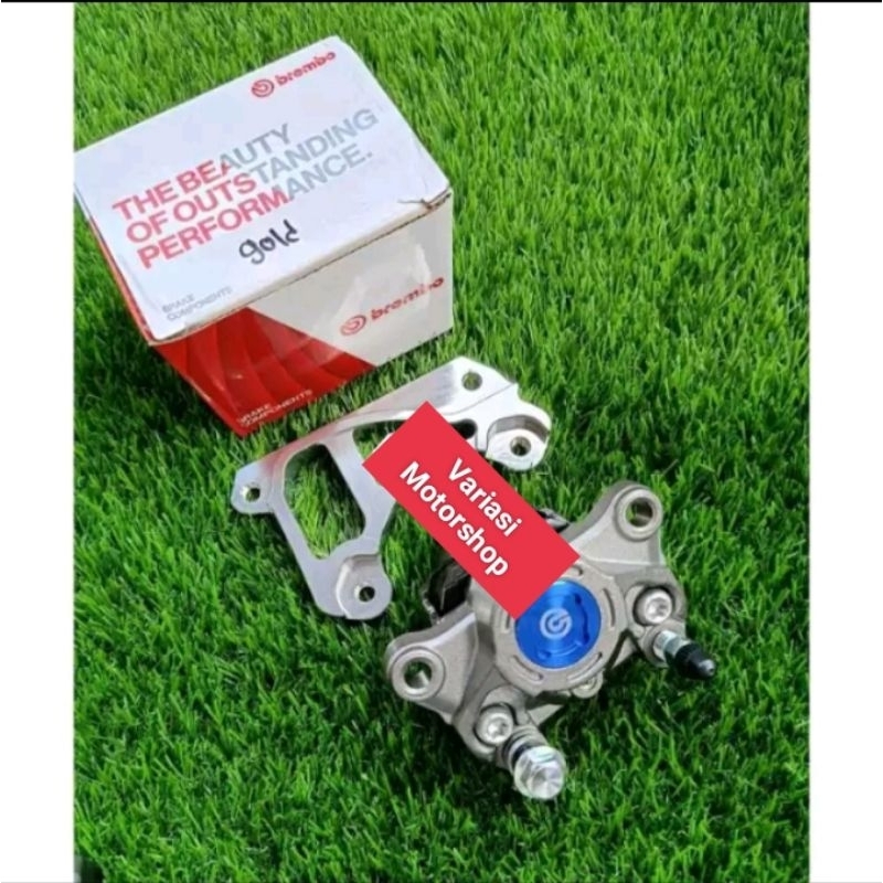 Jual Paket Kaliper 2 Piston COIN Depan + Breket Disc 260 mm Honda Beat ...