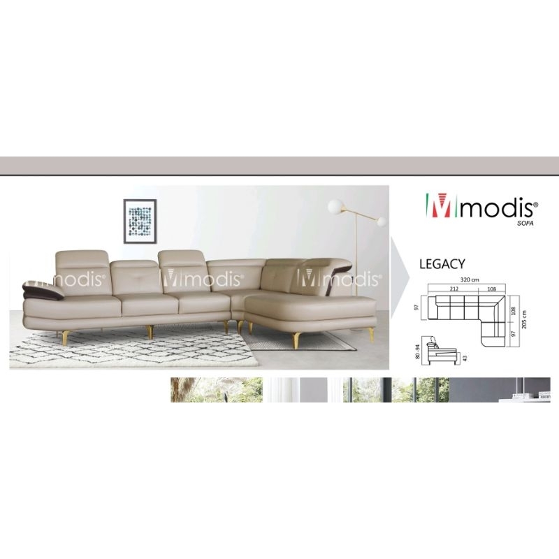 Jual SOFA MODIS LENGKAP GARANSI RESMI ORIGINAL TYPE L TYPE LEGACY ...