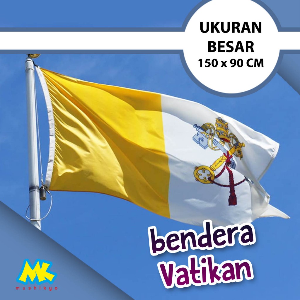 Jual Bendera Vatikan / Vatican Flag - ukuran besar | Shopee Indonesia