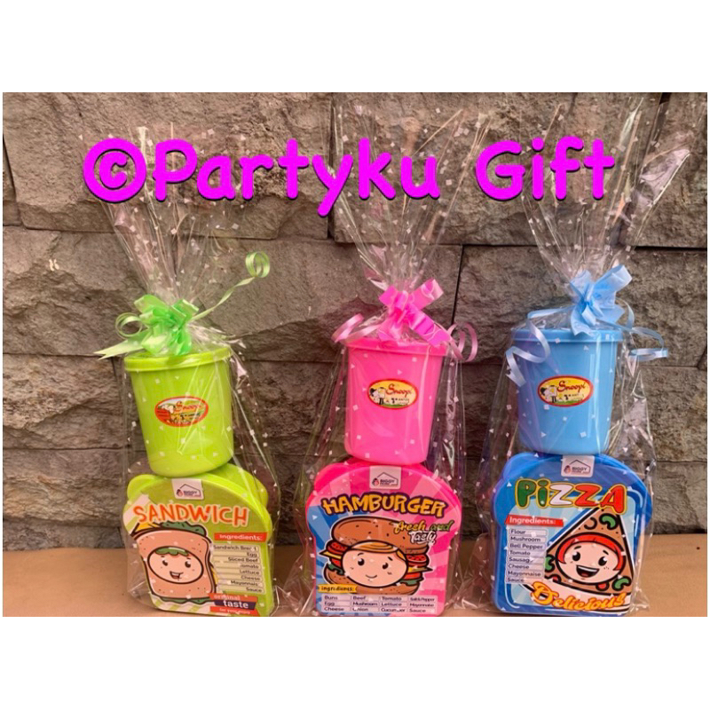 Jual Souvenir ulang tahun anak tempat makan roti dan gelas murah ...