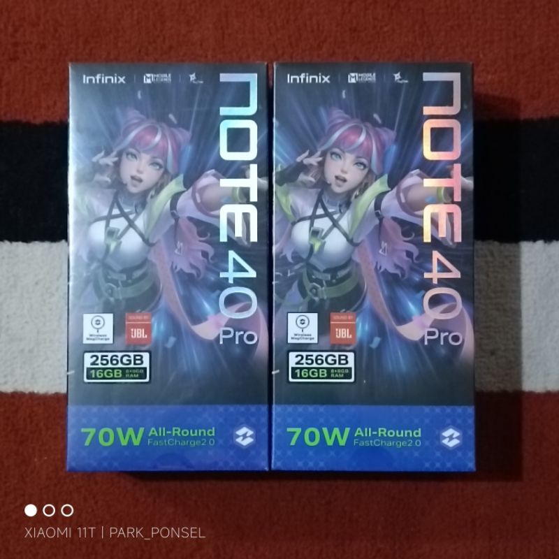 Jual INFINIX NOTE 40 PRO 8/256GB || AMOLED 120HZ CURVE || HELIO G99 || 70WATT || GARANSI RESMI ...
