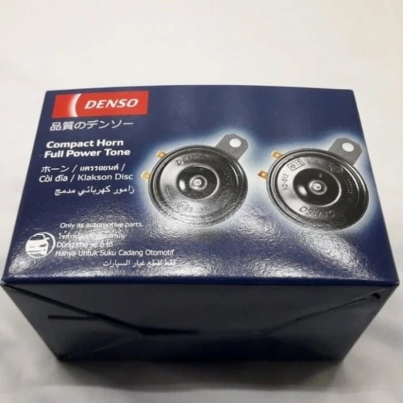 Jual Horn Klakson DENSO Disk Motor Mobil 12 Volt Original Sepasang ...
