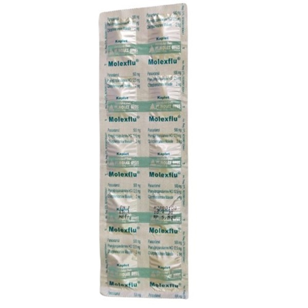 Jual Molexflu Strip isi 10 Tablet - Obat Flu Demam Sakit Kepala [JAKSEL ...