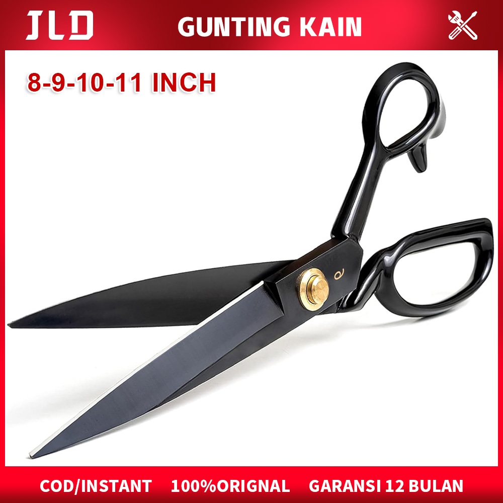 Jual JLD Gunting Kain 8” 9” 10“ 12” Gunting Penjahit Gunting Penjahit ...