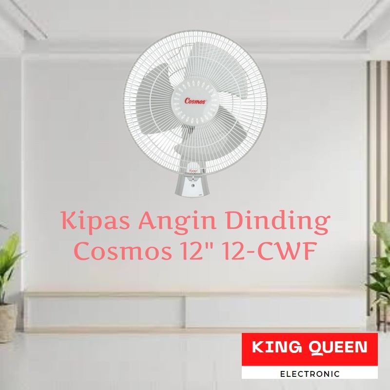 Jual Kipas Angin Dinding Comsos 12" Wall Fan 12-CWF | Shopee Indonesia