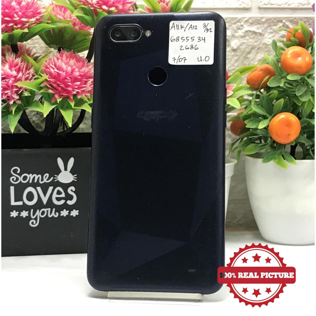 Jual OPPO A12 3/32GB Bekas Second BACA DESKRIPSI IKLAN | Shopee Indonesia