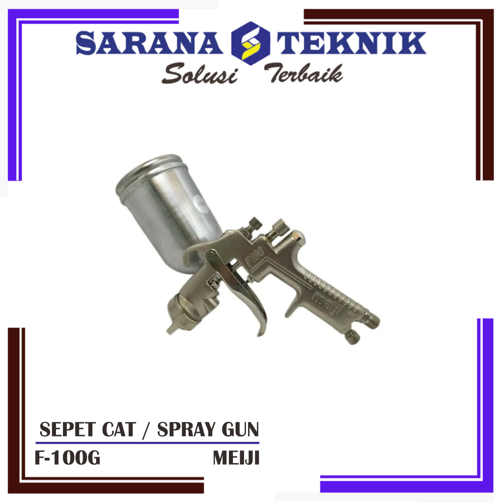 Jual SEPET CAT / SPRAY GUN TABUNG ATAS F100G MEIJI | Shopee Indonesia