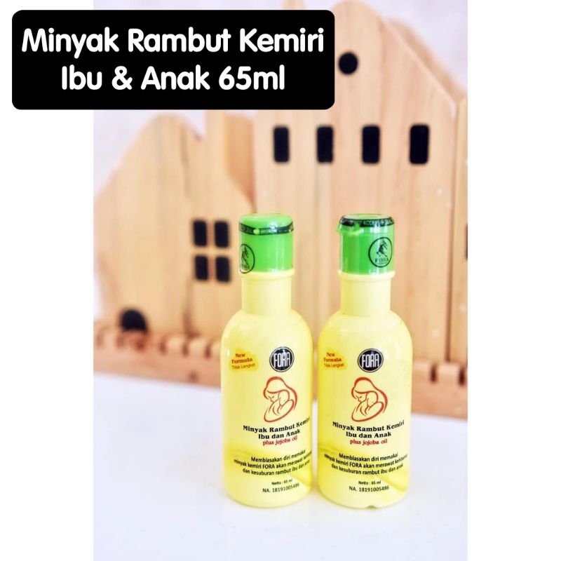 Jual Fora Minyak Rambut Kemiri Ibu Dan Anak Plus Jojoba Oil 65ml ...