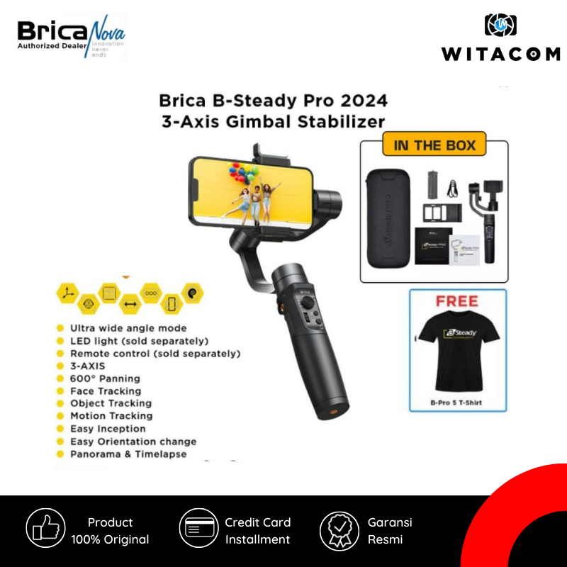 Jual Brica B-Steady Pro 2024 3-Axis Stabilizer / B Steady Pro 2024 ...