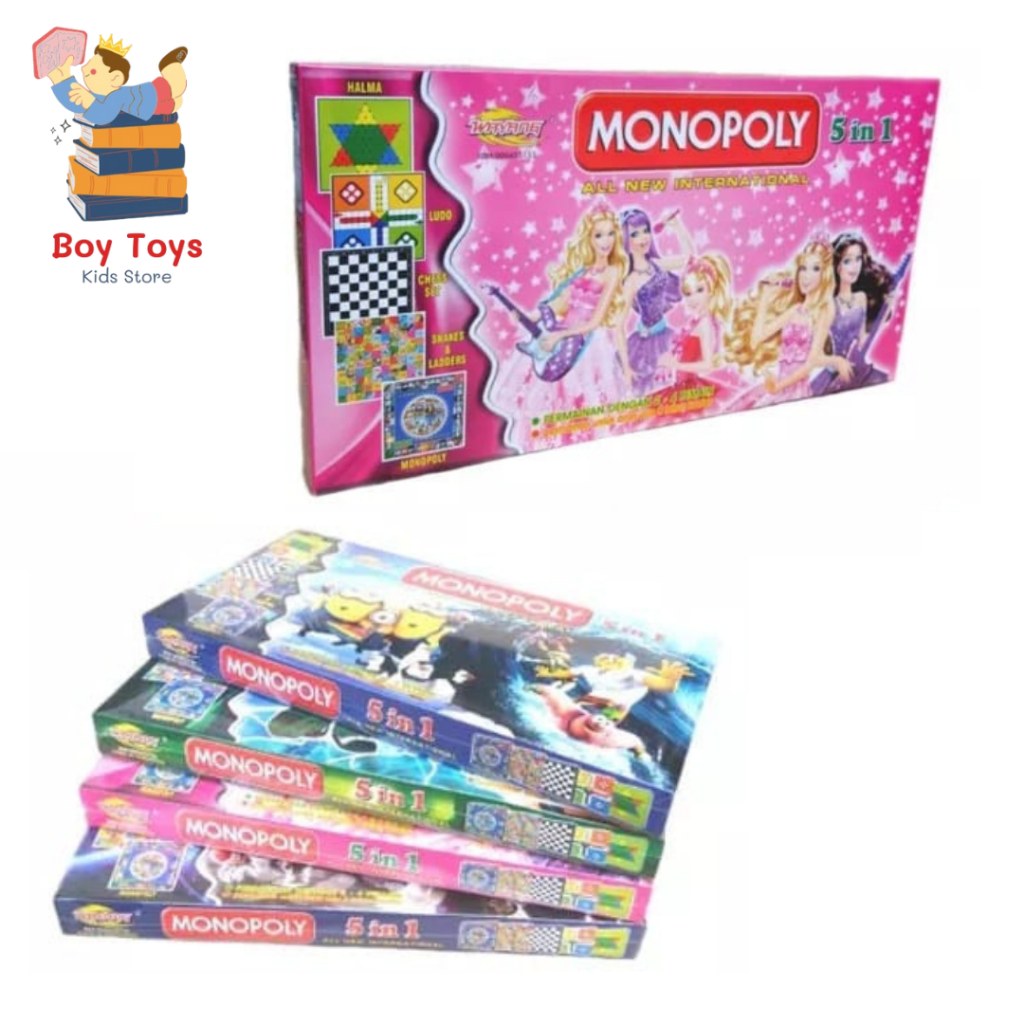 Jual Monopoly International 5in1 Monopoli Internasional 5 in 1 ...