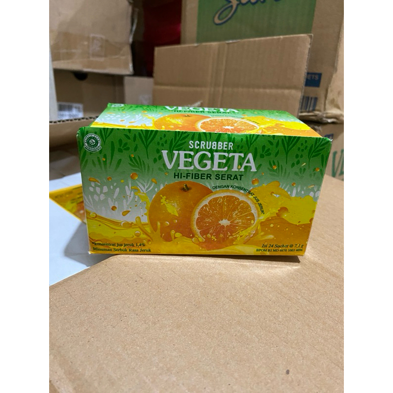 Jual Vegeta scrubber Hi fiber serat isi 24pcs | Shopee Indonesia