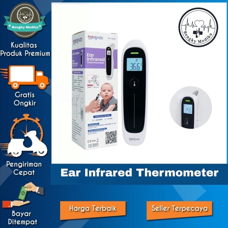 Jual Ear Thermometer Infrared Onehealt JPD FR304 Thermometer Telinga ...
