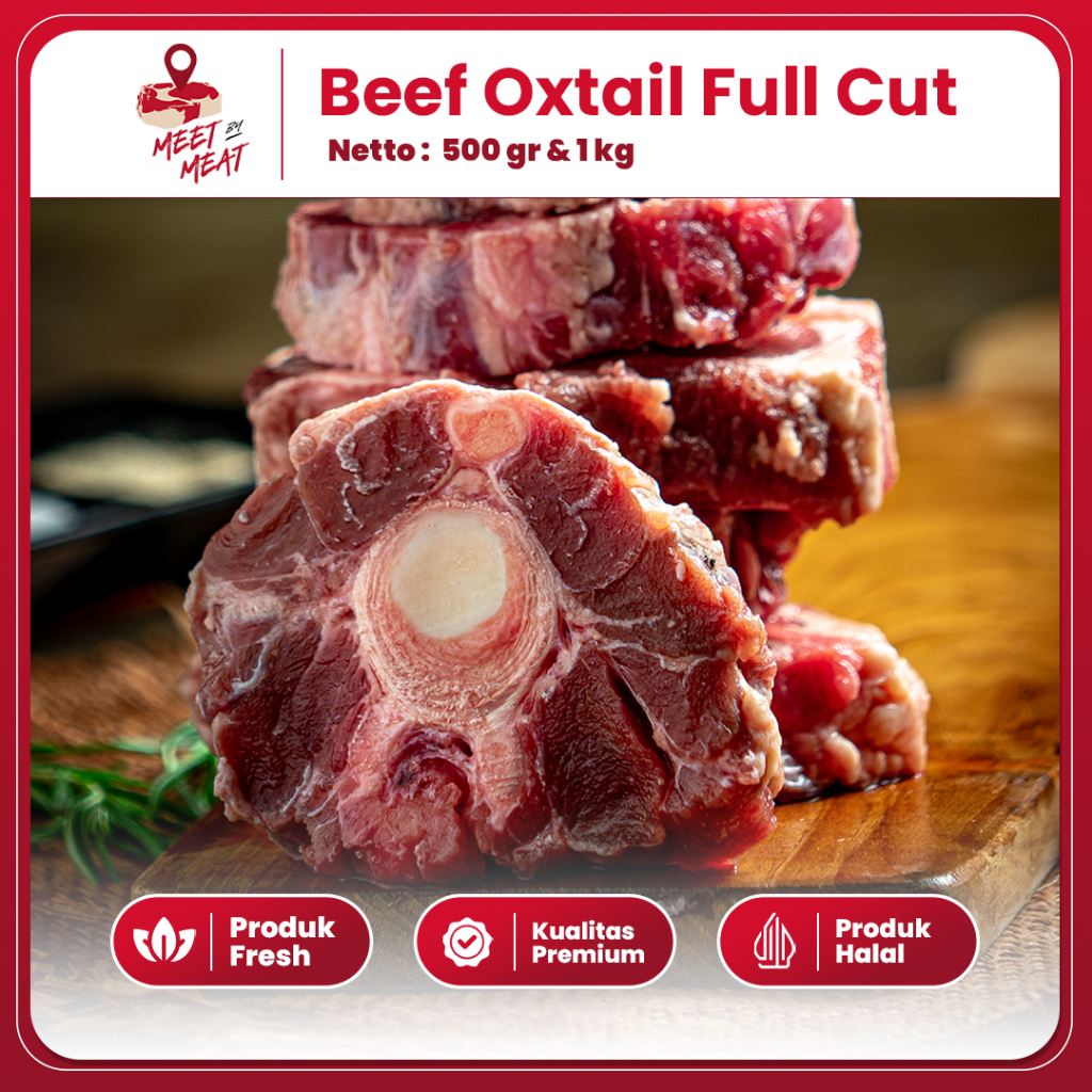 Jual Buntut Sapi Beef Oxtail Full Cut Potongan Ekor Sapi Berdaging ...
